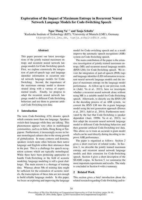 Pdf Exploration Of The Impact Of Maximum Entropy In Recurrent Neural