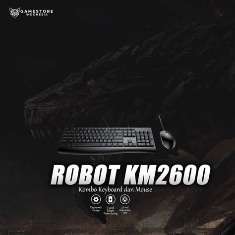 Jual Keyboard Robot Km2600 3100 3000 Set Combo Keyboard And Mouse For Komputer Laptop Wireless