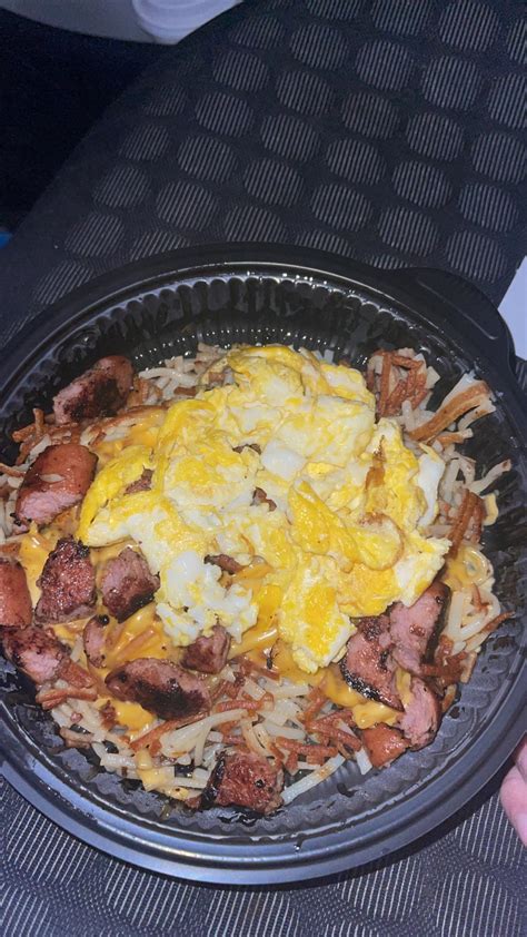 Chicken Sausage Egg And Cheese Hashbrown Bowl Rwafflehouse
