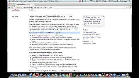 How To Create An Adsense Account Through Youtube Updated January 2014 YouTube
