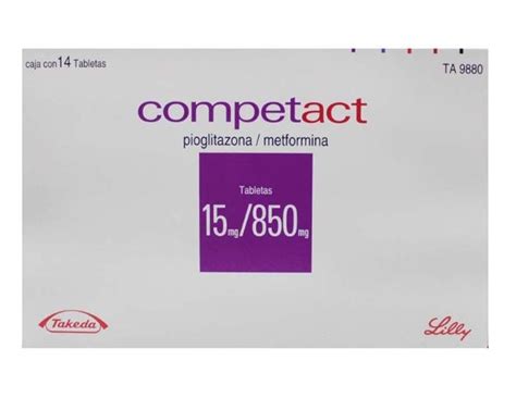 Метформин Competact 15 Mg 850 Mg Tablets инструкция по применению