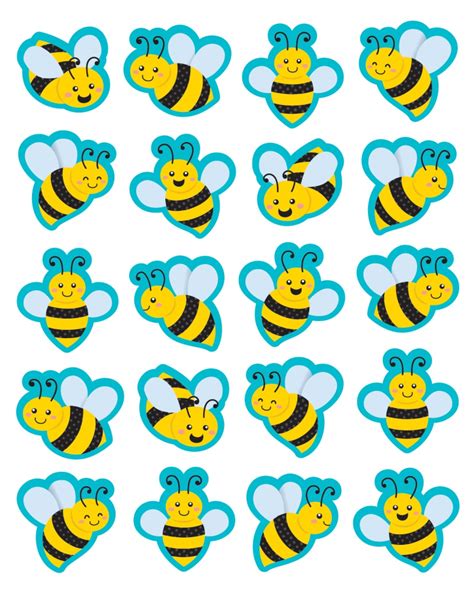 Buzzing Bees Stickers