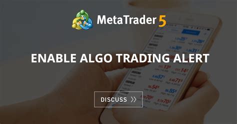 Enable Algo Trading Alert Trading Platform General Mql5 Programming Forum