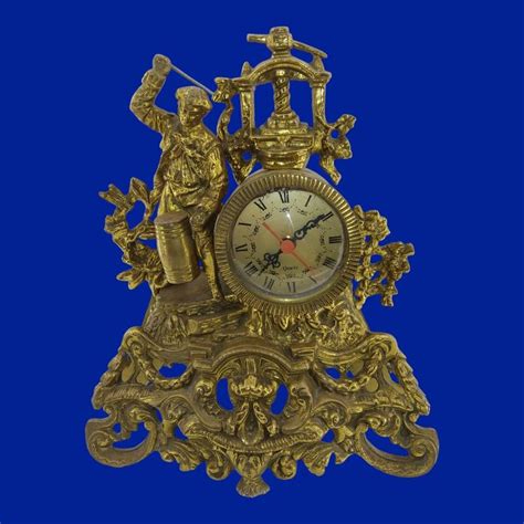 Бронзовий камінний годинник арт 0331 — ціна 4500 грн у каталозі Годинники Купити товари для