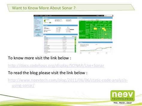 Static Code Analysis Using Sonar