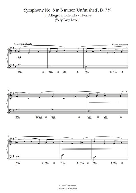 Symphony No 8 In B Minor Unfinished D 759 I Allegro Moderato