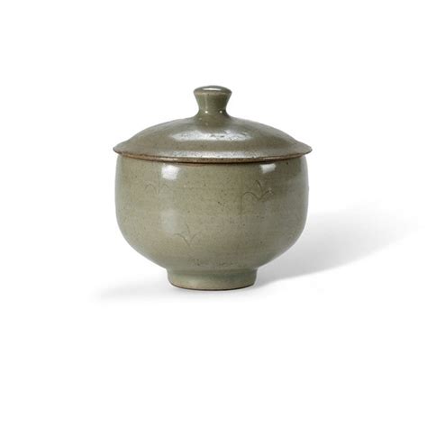 Blakebrough Celadon Glazed Stoneware Small Jar With Impressed Seal