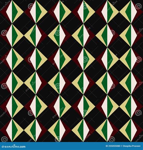 Geometric Diamond Shaped Grid Pattern Stock Vector Illustration Of Paper Ornate 255055080