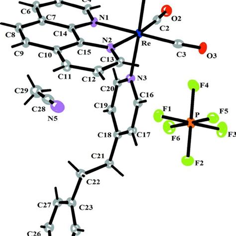 A View Of The Asymmetric Unit Of The Title Compound Showing The Atom Download Scientific