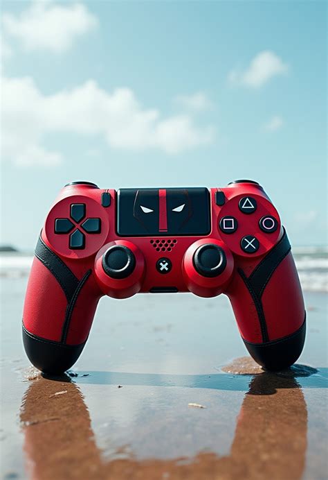 Giant Futuristic Deadpool Controller On Padang Beach Stable Diffusion Giant Futuristic Deadpool Controller On Padang Beach Stable Diffusion