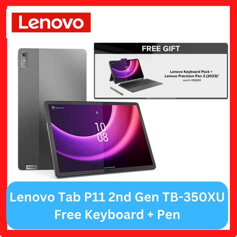 Lenovo Tab P Nd Gen Tb Xu Tablet Gb Ram Gb Rom Zabg My Free Gift Inclued