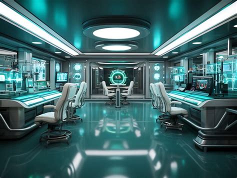 Premium Photo Photo Of Ai Research Lab Room Gender Neutral With Supercomputers And Content