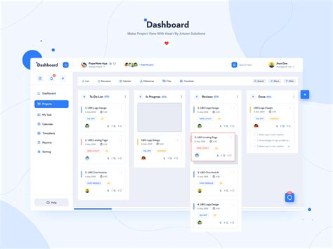 Kanban Board Dashboard On Behance