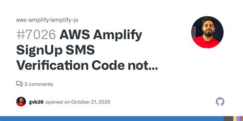Aws Amplify Signup Sms Verification Code Not Getting Sentdelivered To Some Addresses · Issue