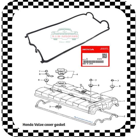 ยางฝาครอบวาล์ว Honda Civic D16a1 Zc Dohc Overhead Camshaft Shopee Thailand