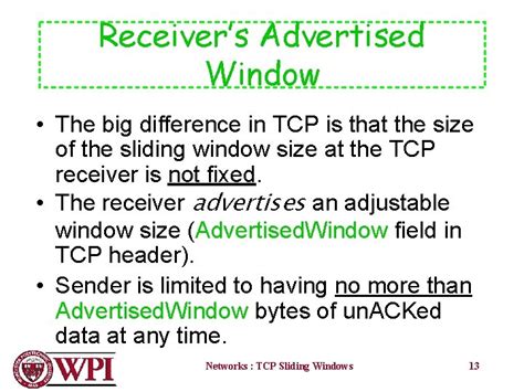 TCP Sliding Windows Flow Control And Congestion Control