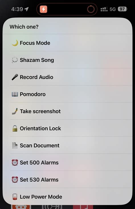 Ported The Action Button Shortcut Menu You Guys Shared To The Back Tap