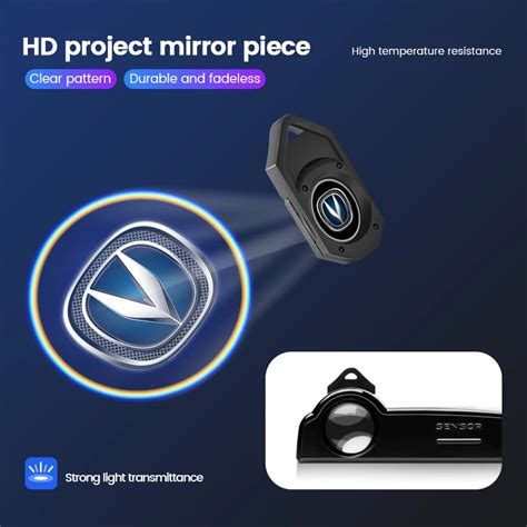 Car Door Decoration Led Wireless Projector Lamp Hd Welcome Lights For