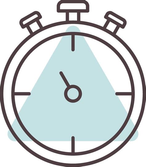Stopwatch Line Shape Colors Icon 38172481 Vector Art At Vecteezy