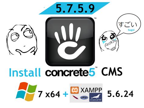 Install Concrete5 5759 On Windows 7 Localhost Xampp 5624 Open Source Php