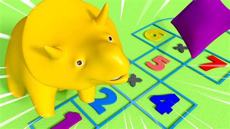 교육 카툰 복학 스페셜 놀이터 게임을 하면서 Dino와 Dina는 숫자에 대해 배워요 공룡 Dino와 함께 배우기 어린이용 교육 카툰 Youtube