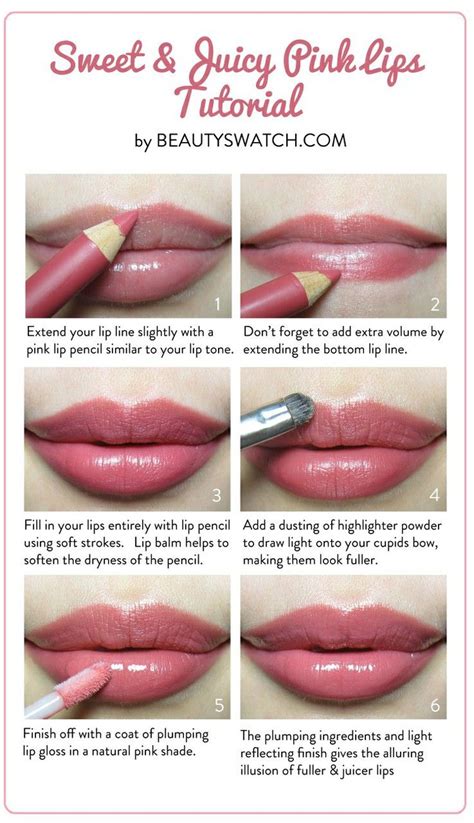 Lip Enhancement Trick Lip Tutorial Pink Lips Makeup Hacks Tutorials