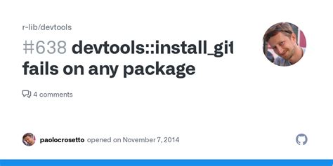 Devtools Install Github Fails On Any Package Issue R Lib Devtools GitHub