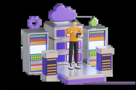 Web Hosting Infrastructure 3d Illustration Free Download Network