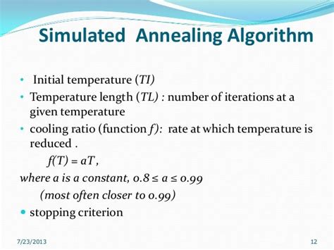 Simulated Annealing
