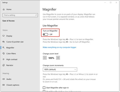 How To Turn On Off Magnifier On Windows 10 11 Minitool