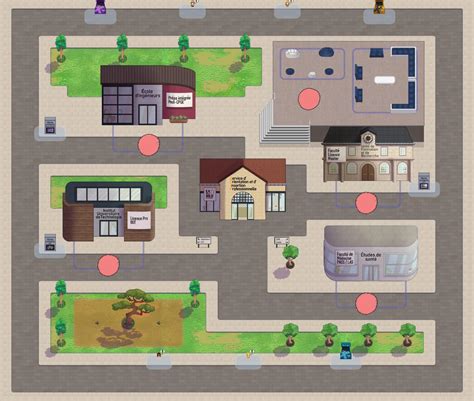 Plan Mini Campus Genially