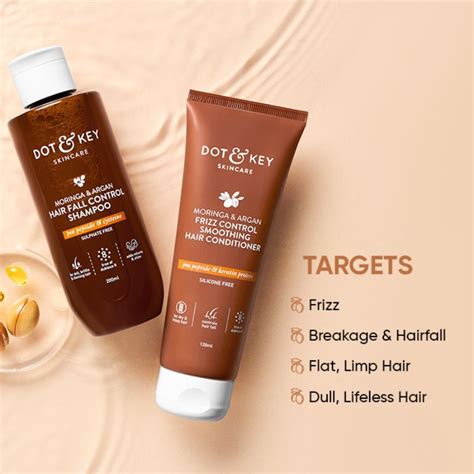 Buy Dot And Key Argan Oil And Keratin Hair Fall Control Shampooconditioner Duo Online