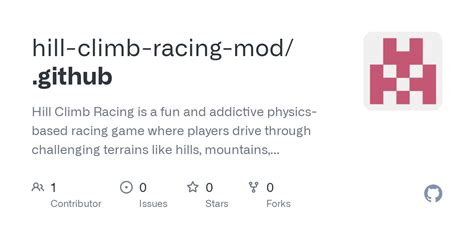Github Hill Climb Racing Modgithub Hill Climb Racing Is A Fun And