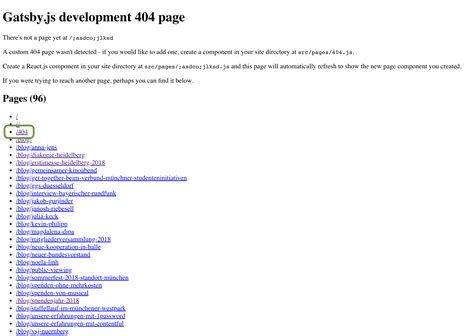 Gatsby Does Not Recognize Contentful 404 Page · Issue 13030 · Gatsbyjs