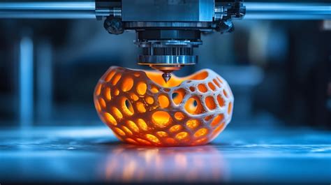3d Printing Technology Creating A Complex Object Premium Ai Generated Image