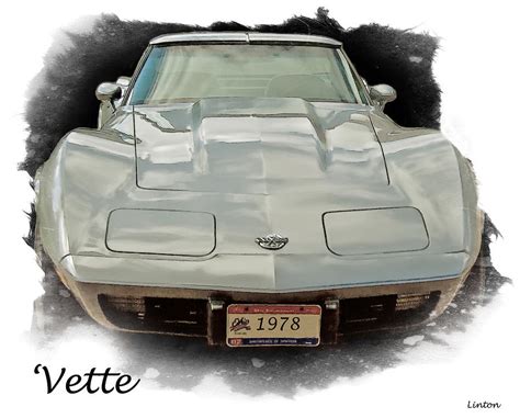 1978 Corvette Digital Art By Larry Linton Fine Art America