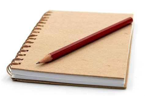 Memo Pad On White Background Premium Ai Generated Image