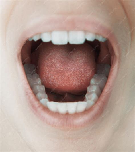 Premium Photo Close Up Of Woman With Mouth Open