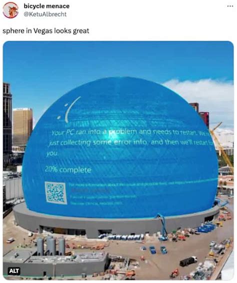 The Las Vegas Sphere Is Wild And The Memes Are Even Wilder 25 Sphere Memes