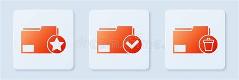 Set Document Folder And Check Mark Document Folder With Star And