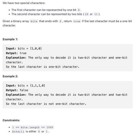 717 1 Bit And 2 Bit Characters Kickstart Coding