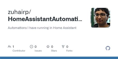 GitHub Zuhairp HomeAssistantAutomations Automations I Have Running In Home Assistant