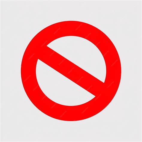 Premium Vector A Circular Symbol With A Diagonal Line Crossing It From The Top Left To The