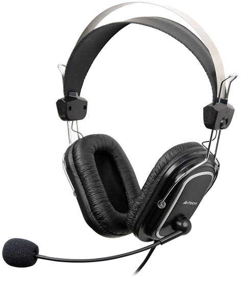Слушалки с микрофон A4tech Hs 50 черни Ozone Bg