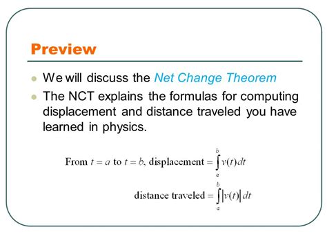 Displacement Formula Calculus