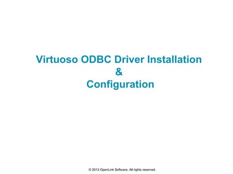 Exploiting Linked Open Data Via Microsoft Access Using Odbc File Dsns Ppt