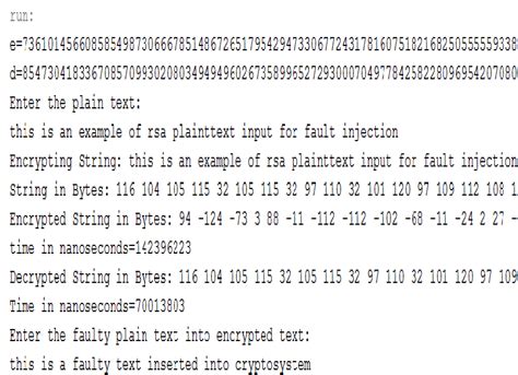 Encryption And Decryption Of The Plain Text In Fig 3 After Inserting
