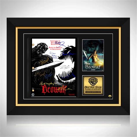 Beowulf Script Limited Signature Edition Custom RARE T