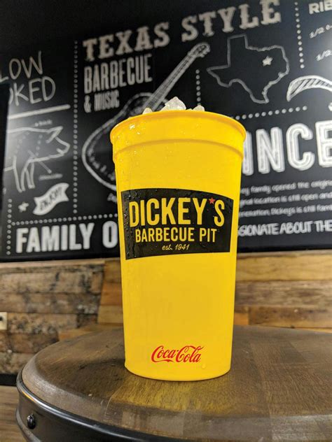 Get Dickeys Iconic Big Yellow Cups For Just 1 This May