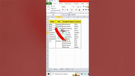 Fill Blank Cells In Excel 😊 Youtubevideo Excel Exceltips